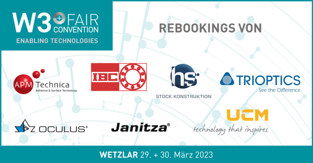 W3+ Fair Wetzlar 2023: Reebooking läuft! - W3+ Fair